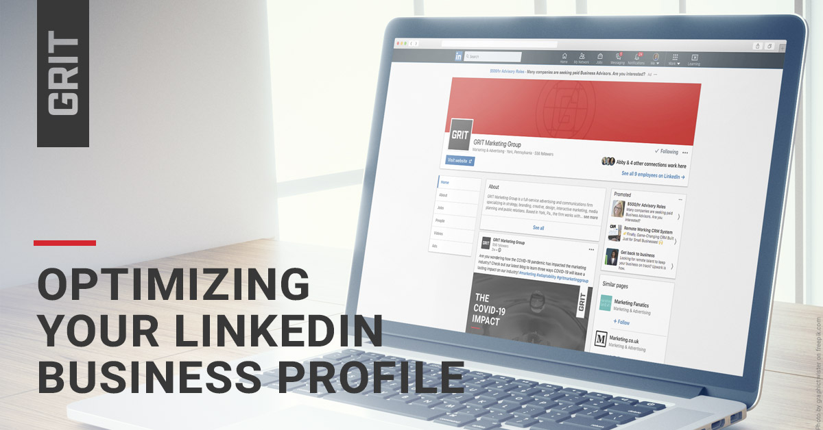 Optimizing a Business Profile on LinkedIn | GRIT Marketing Group