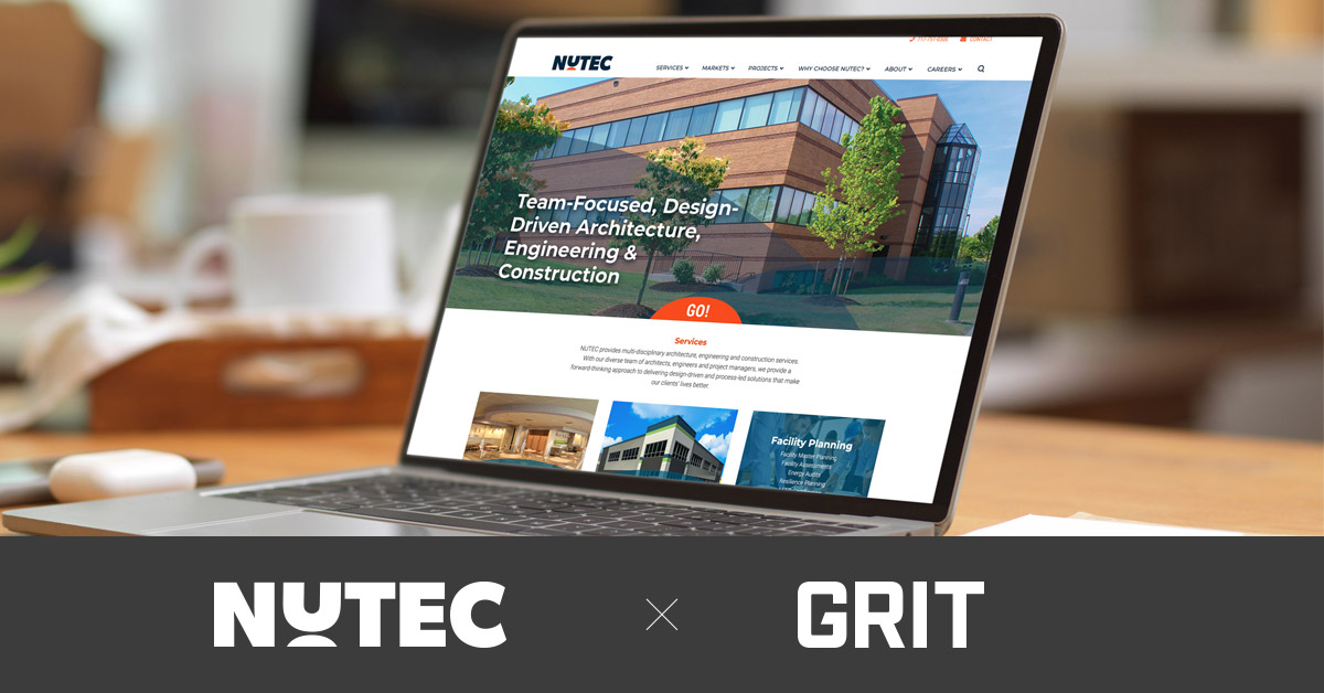 NUTEC - Website Redesign | GRIT Marketing Group
